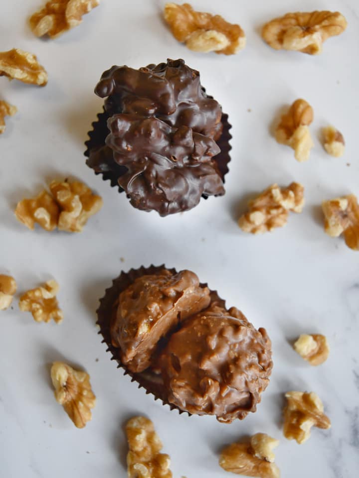English Walnut Clusters – Mitchell's Chocolates